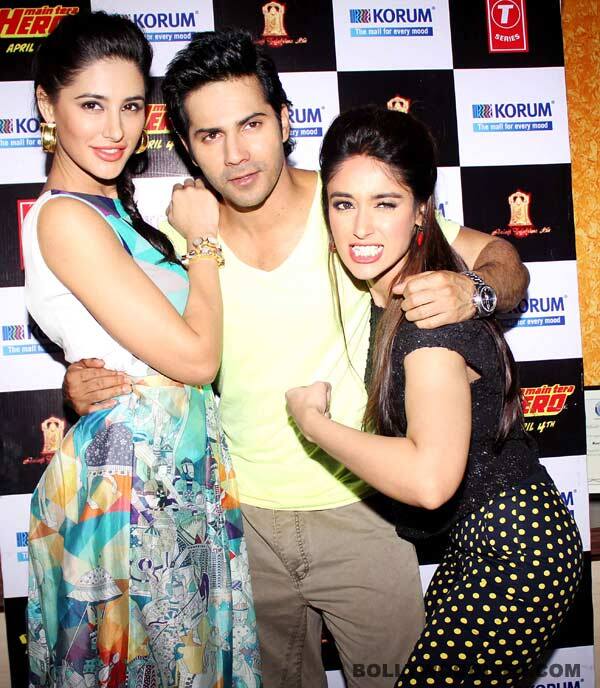 Varun Dhawan Nargis Fakhri Ileana Dcruz Promote Main Tera Hero At A