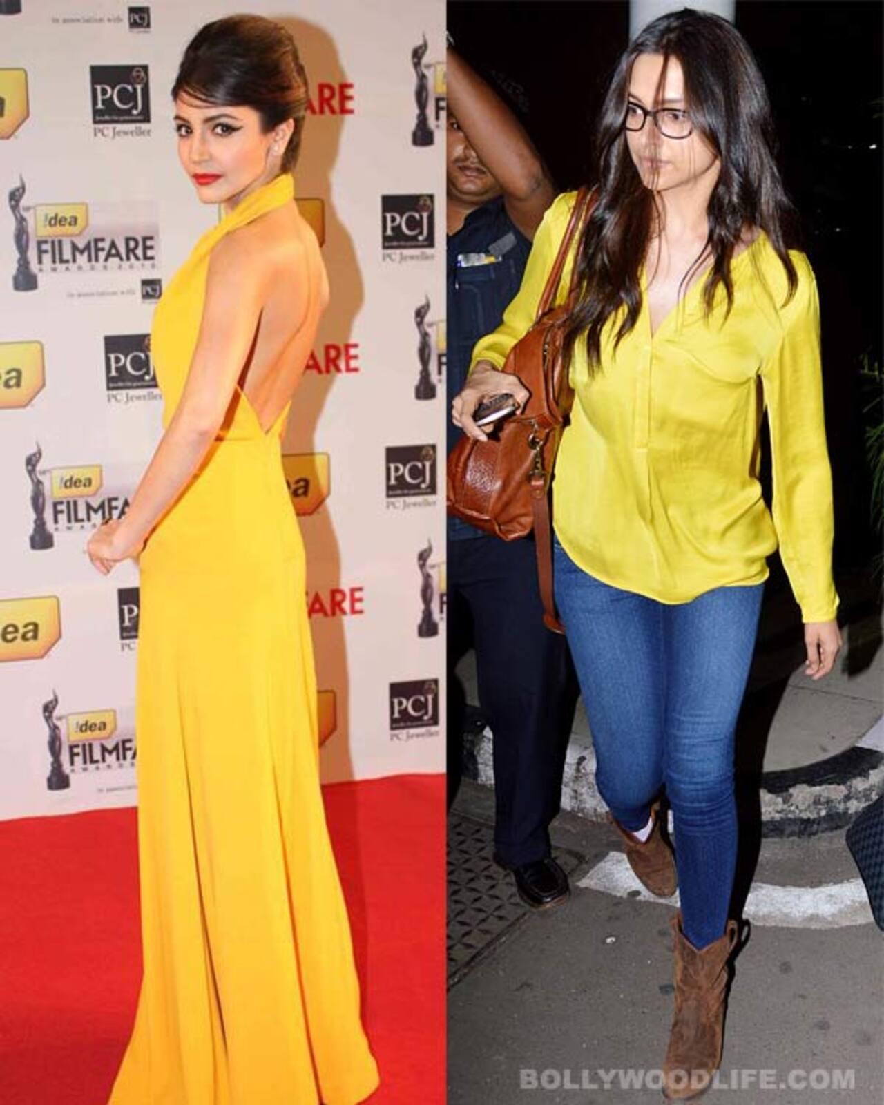 Navratri special: Deepika Padukone and Anushka Sharma dazzle in yellow ...