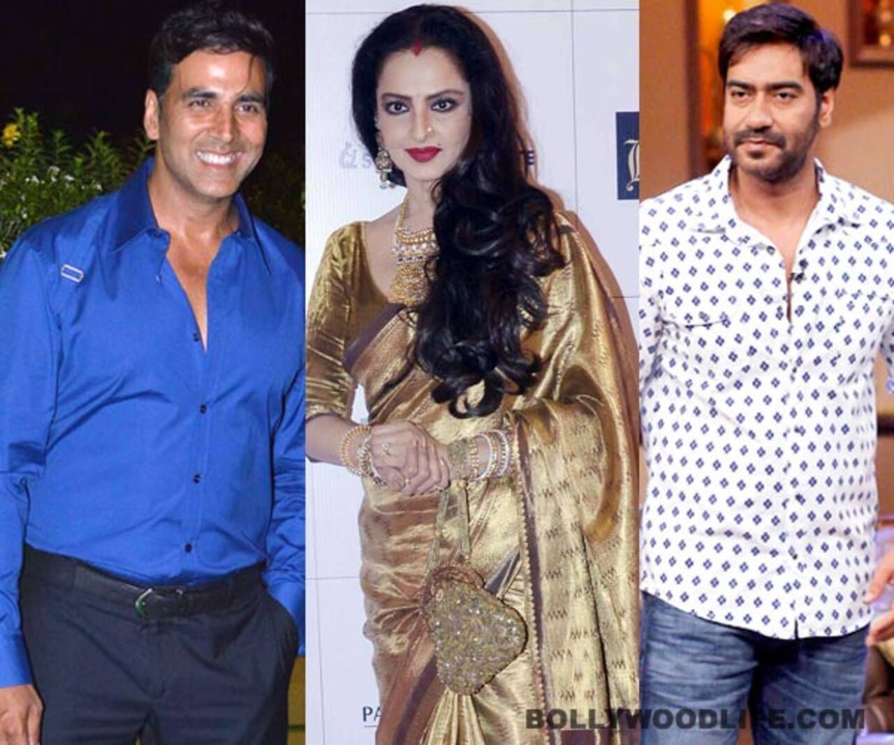 How did Akshay Kumar and Ajay Devgn's loss become Rekha's gain ...