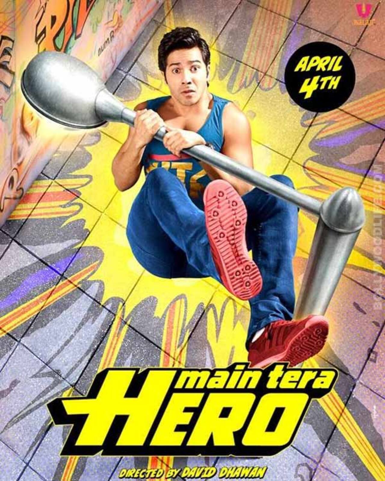Main Tera Hero first look: Why is Varun Dhawan clinging onto a light ...