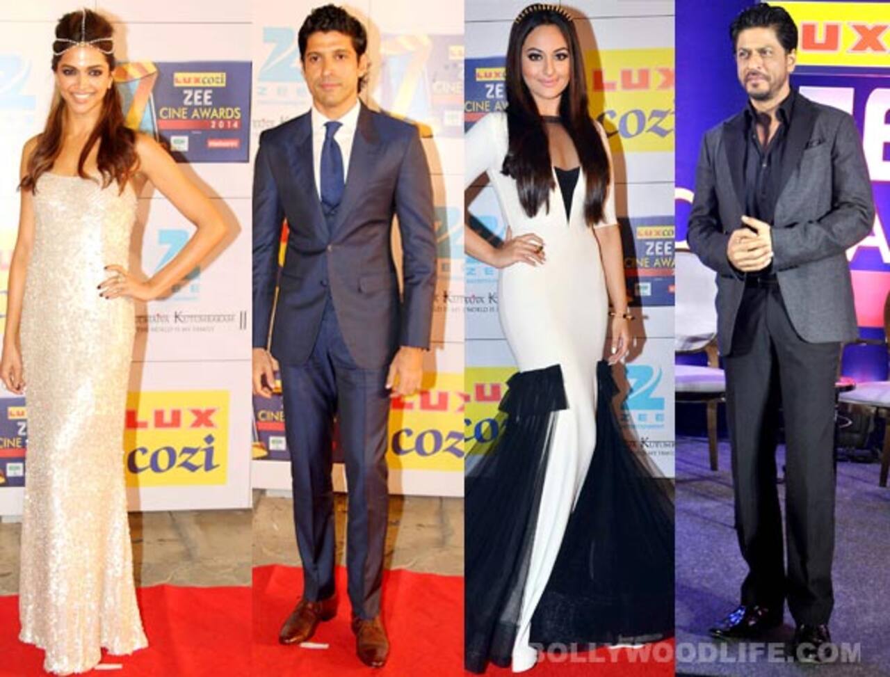 Zee Cine Awards 2014: Shahrukh Khan, Deepika Padukone, Farhan Akhtar ...