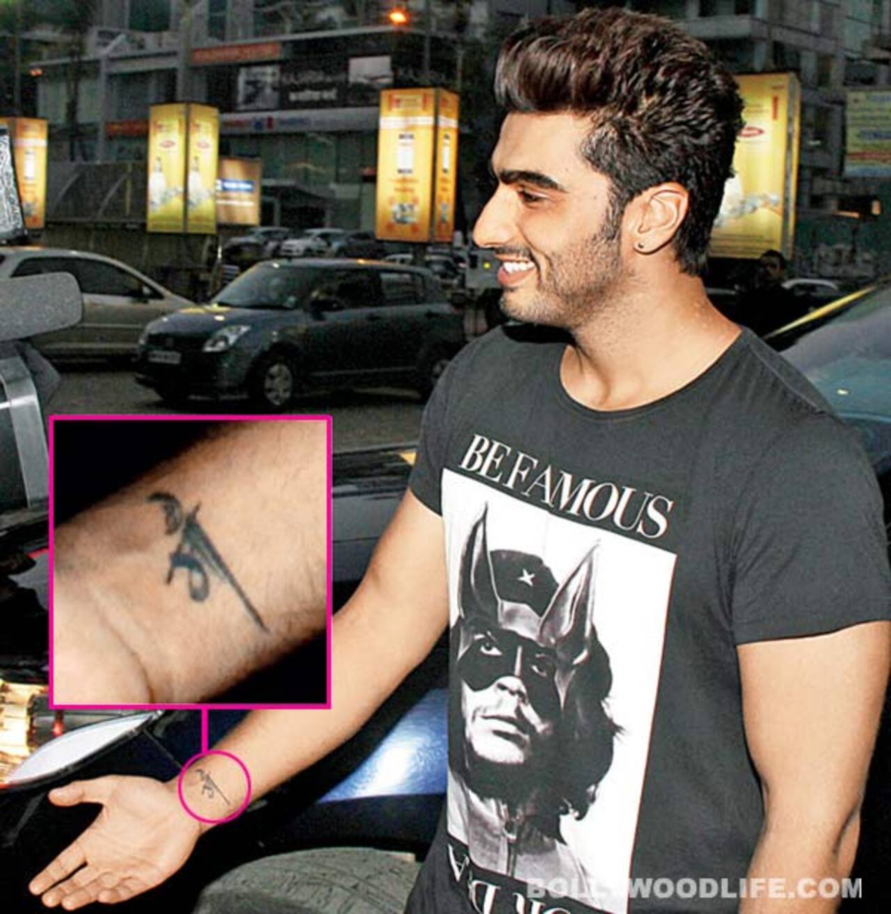 Arjun Kapoor displays his love through a tattoo - Bollywood News ...