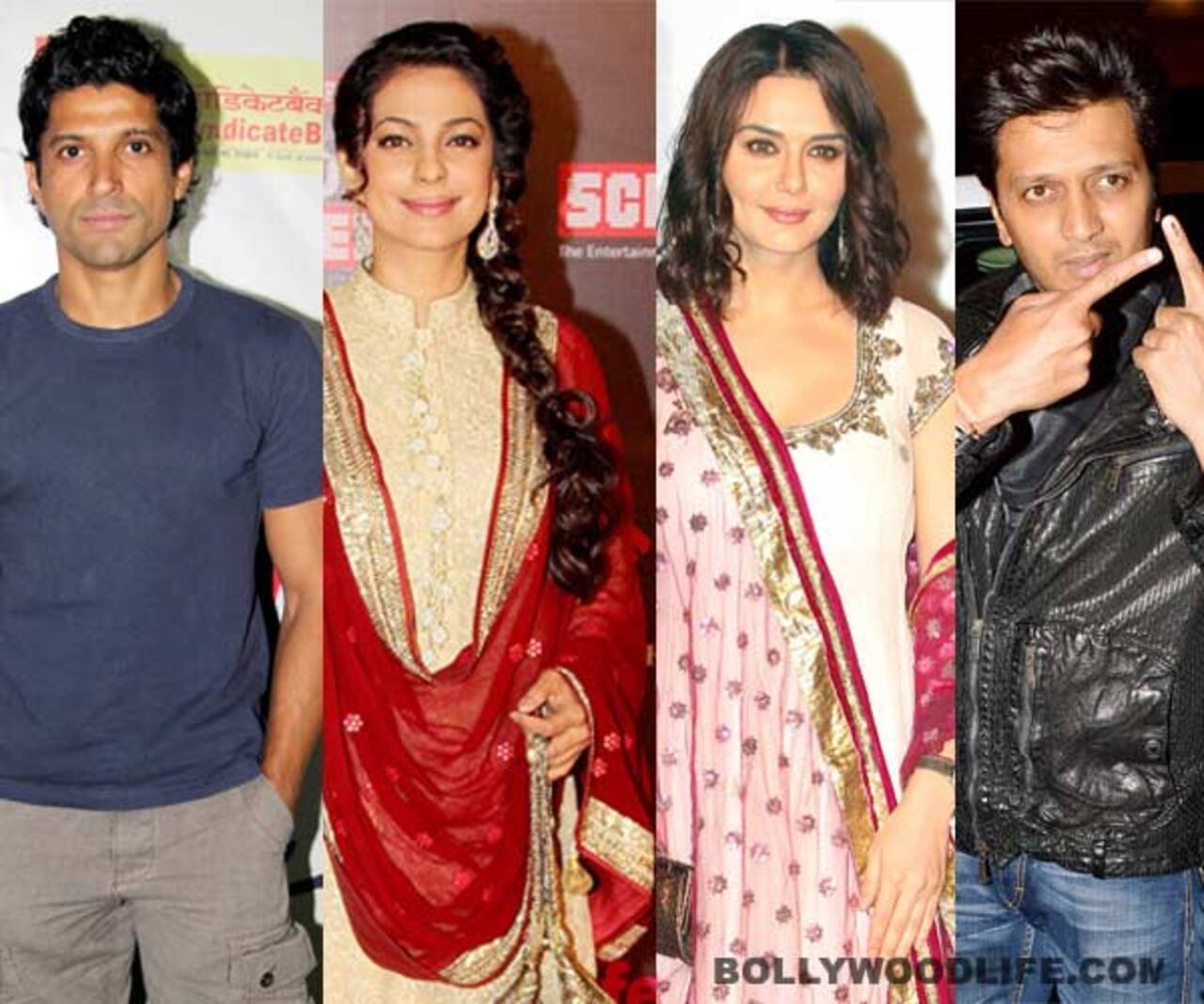 Juhi Chawla, Preity Zinta, Mahesh Bhatt, Ritesh Deshmukh among others ...