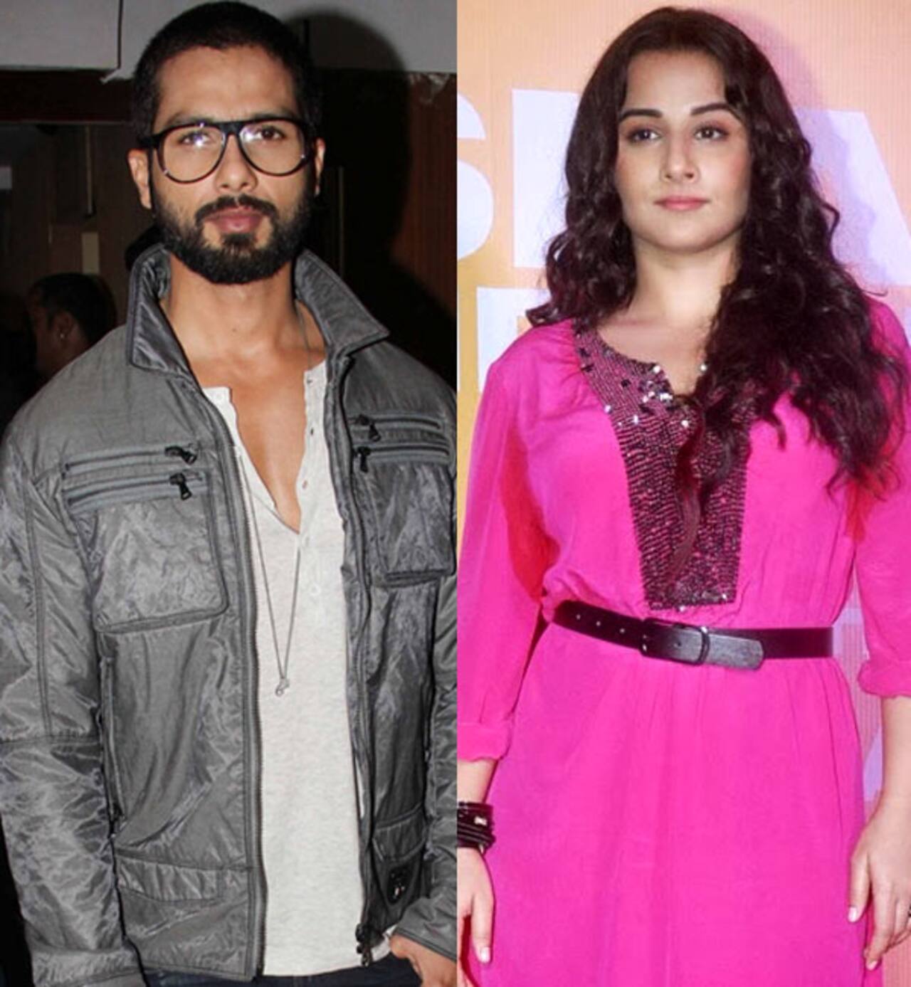 Vidya Balan attends Shahid Kapoor's father Pankaj Kapur's birthday bash ...