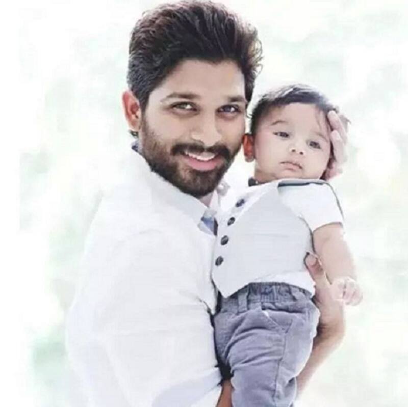Allu Arjun reveals first pictures of baby Ayaan! - Bollywood News ...