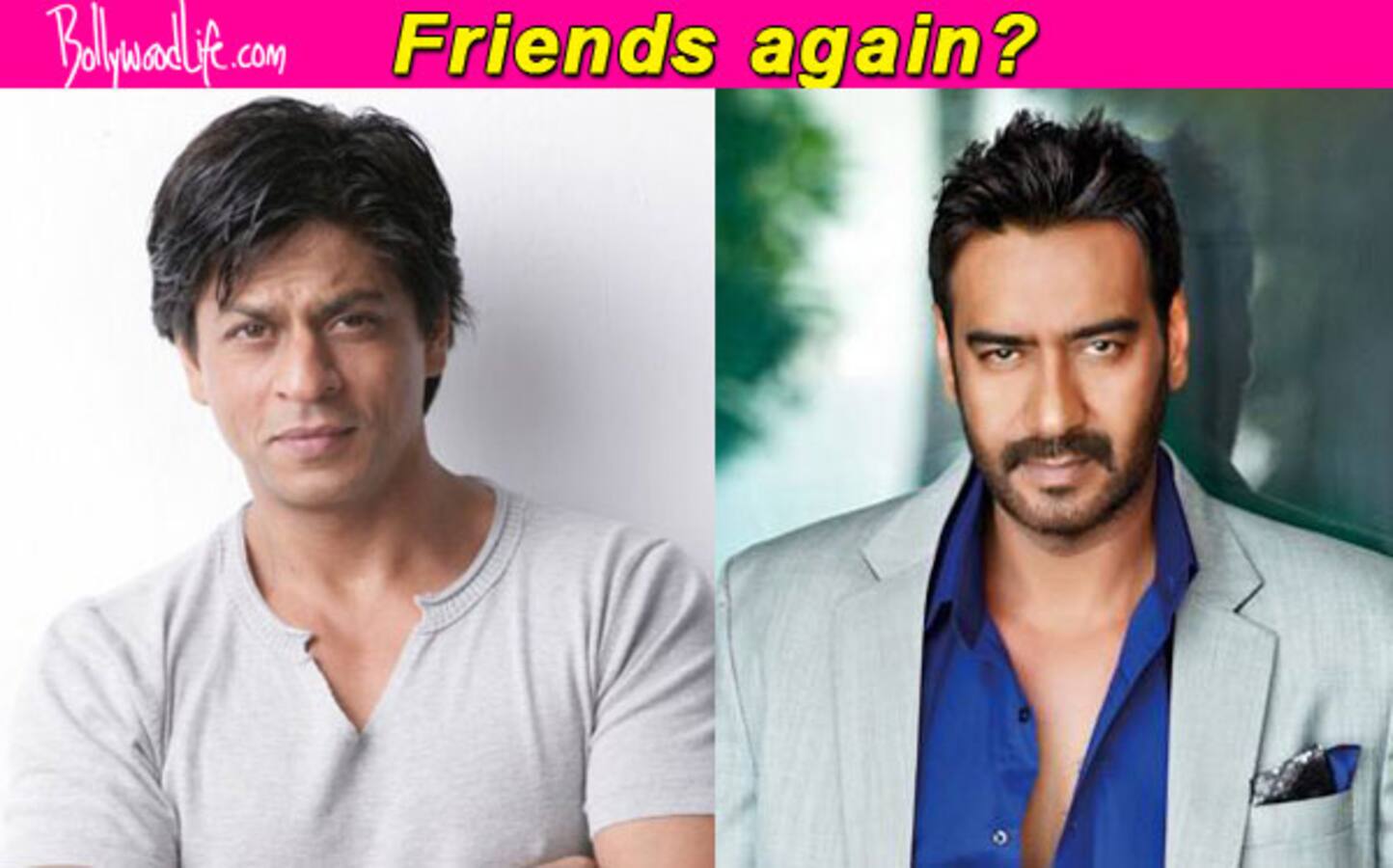 Animosity between Shah Rukh Khan and Ajay Devgn ends! - Bollywood News ...
