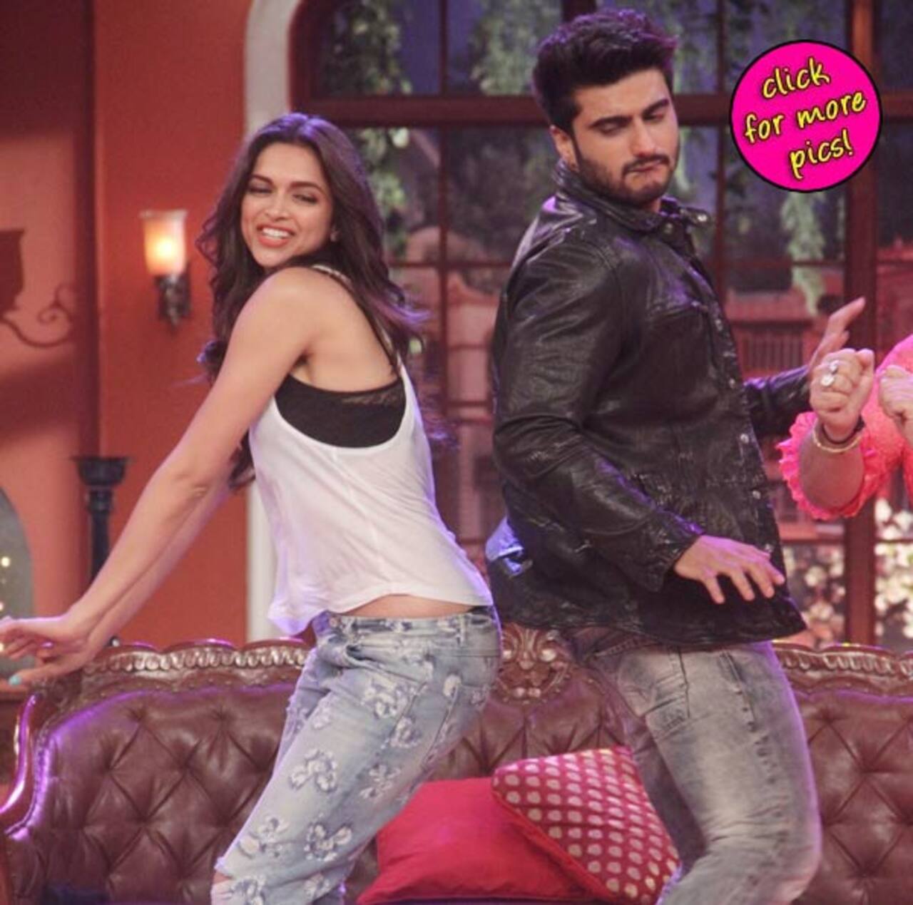 Comedy Nights with Kapil: Arjun Kapoor and Deepika Padukone shake their bootiya on Kapil Sharma ...