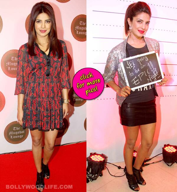 Priyanka Chopra rounds up brother's lounge launch in Alice+Olivia ...