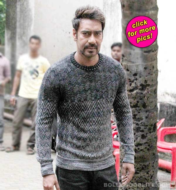 Spotted: Ajay Devgn on the sets of an item song for Action Jackson ...