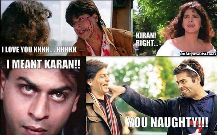 srk karan meme - Bollywoodlife.com