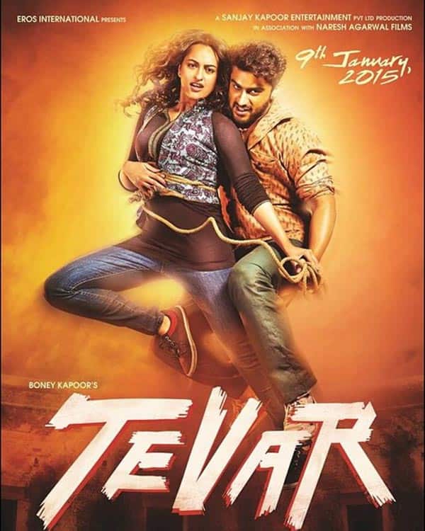 Tevar new poster: Arjun Kapoor and Sonakshi Sinha show off their rugged ...