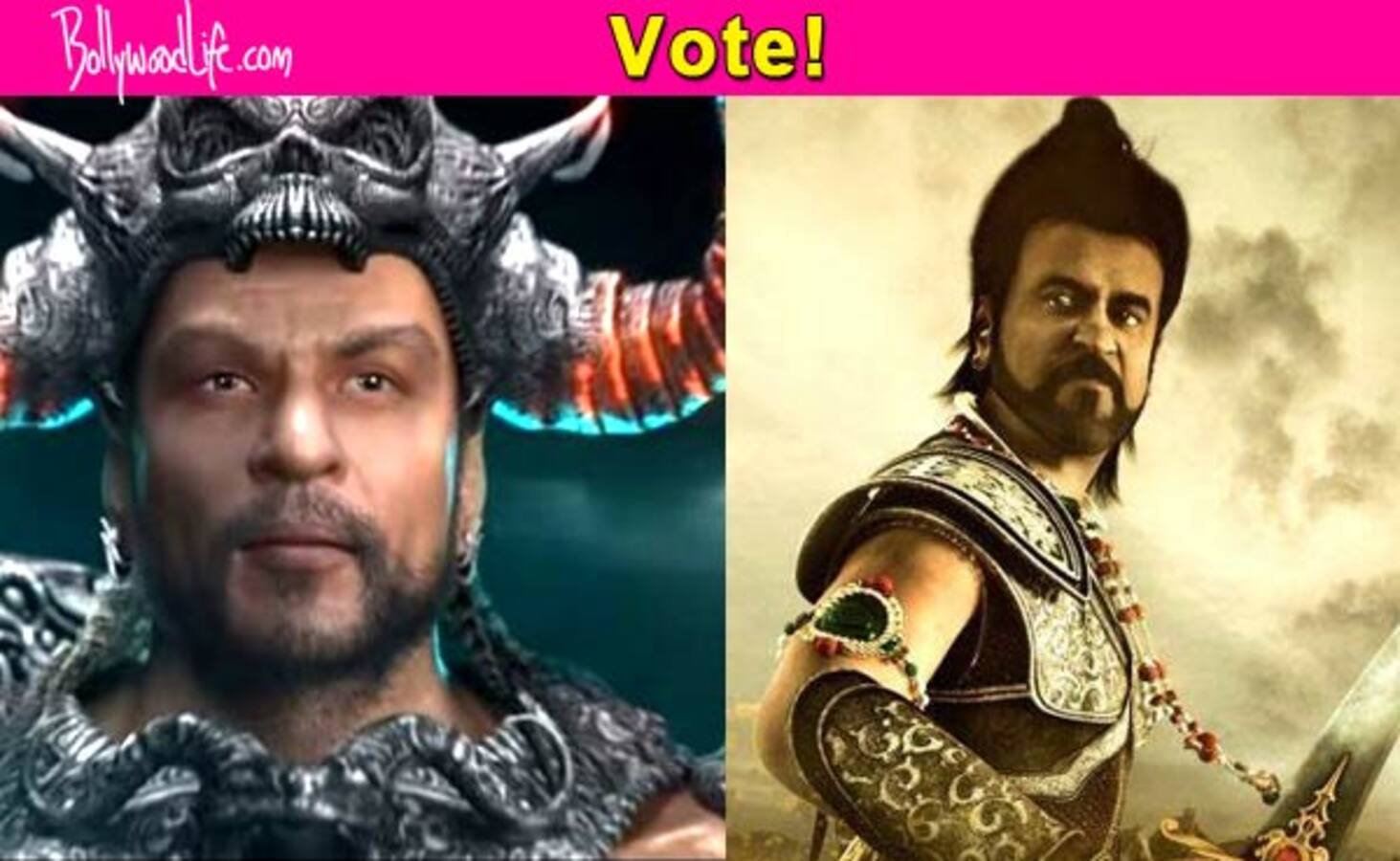 Shah Rukh Khan or Rajinikanth - who looks best in an animated avatar ...