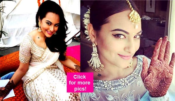 Sonakshi Sinha sports long hair for brother Kussh Sinha's wedding- view ...