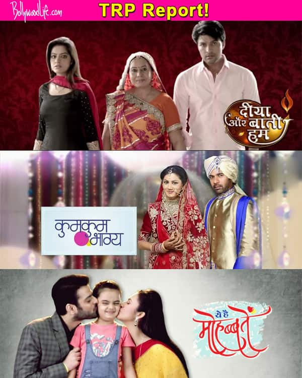 TRP report card: Diya Aur Baati Hum, Kumkum Bhagya continue to go strong while Yeh Hai ...