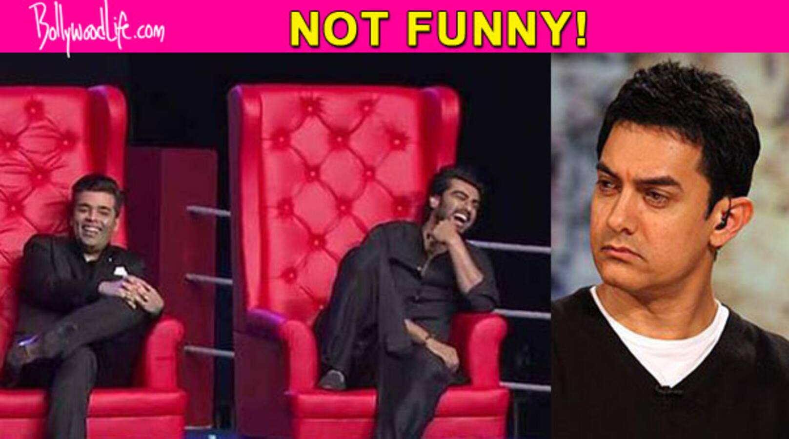 Aamir Khan: I scolded Karan Johar and Arjun Kapoor for the AIB Roast ...