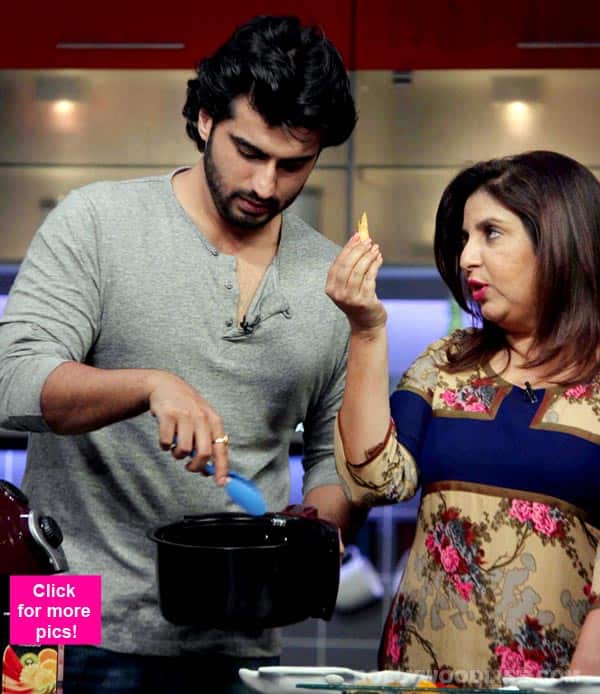 When Arjun Kapoor cooked Jungli Mutton for Farah Khan - view pics ...