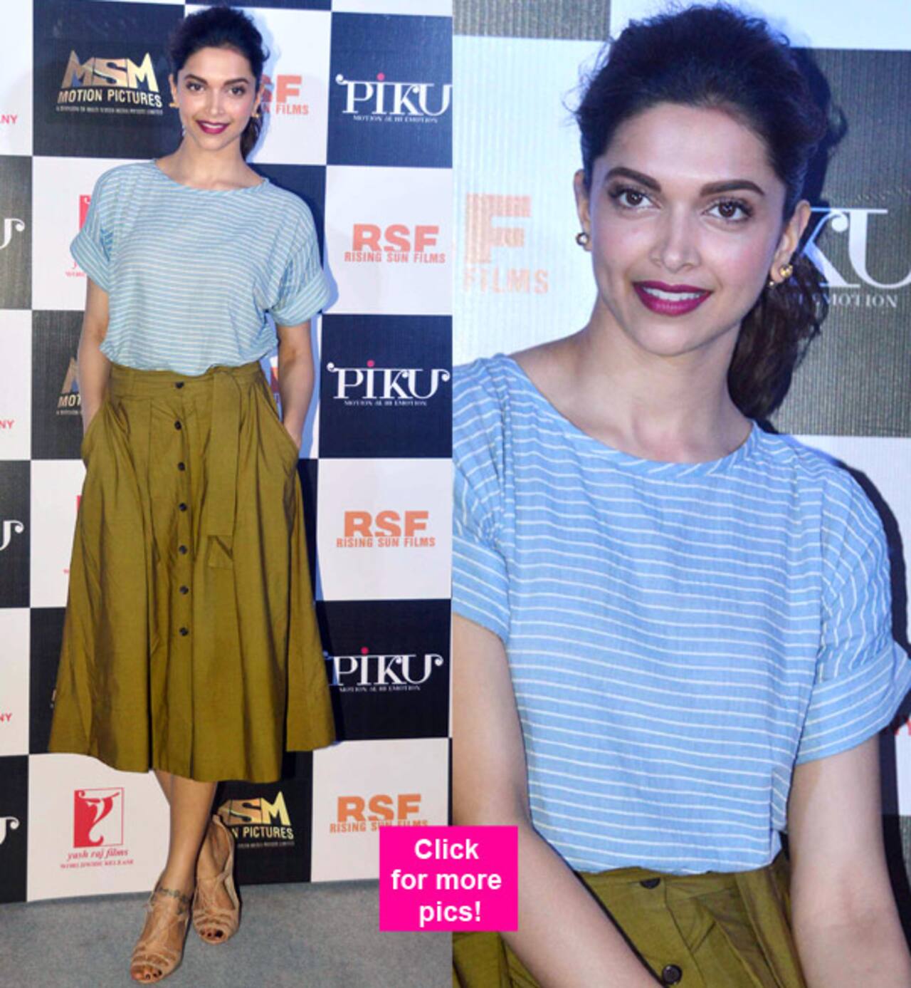Deepika Padukone's Piku trailer launch look is everything summer ...