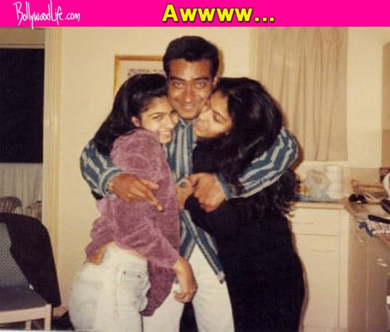 This Cute Pic Of Ajay Devgn Kajol And Tanishaa Mukerji Cannot Be