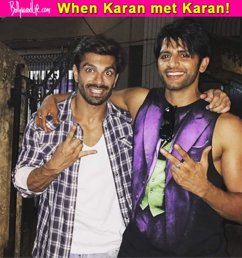 Qubool Hai boys Karanvir Bohra and Karan Singh Grover strike a pose ...