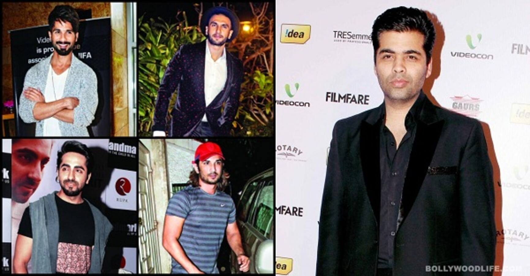 Shahid Kapoor, Ranveer Singh, Sushant Singh Rajput, Ayushmann Khurrana ... Shahid Kapoor, Ranveer Singh, Sushant Singh Rajput, Ayushmann Khurrana ...