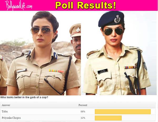 Tabu looks better as a cop than Priyanka Chopra, say fans! - Bollywood ...