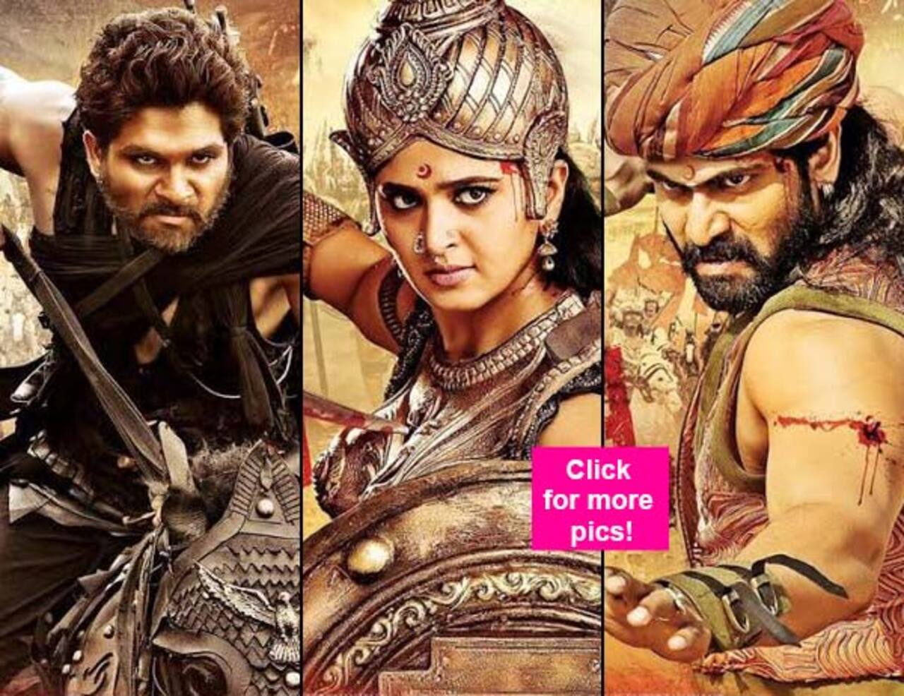 Anushka Shetty, Rana Daggubati and Allu Arjun look stylish and battle ...