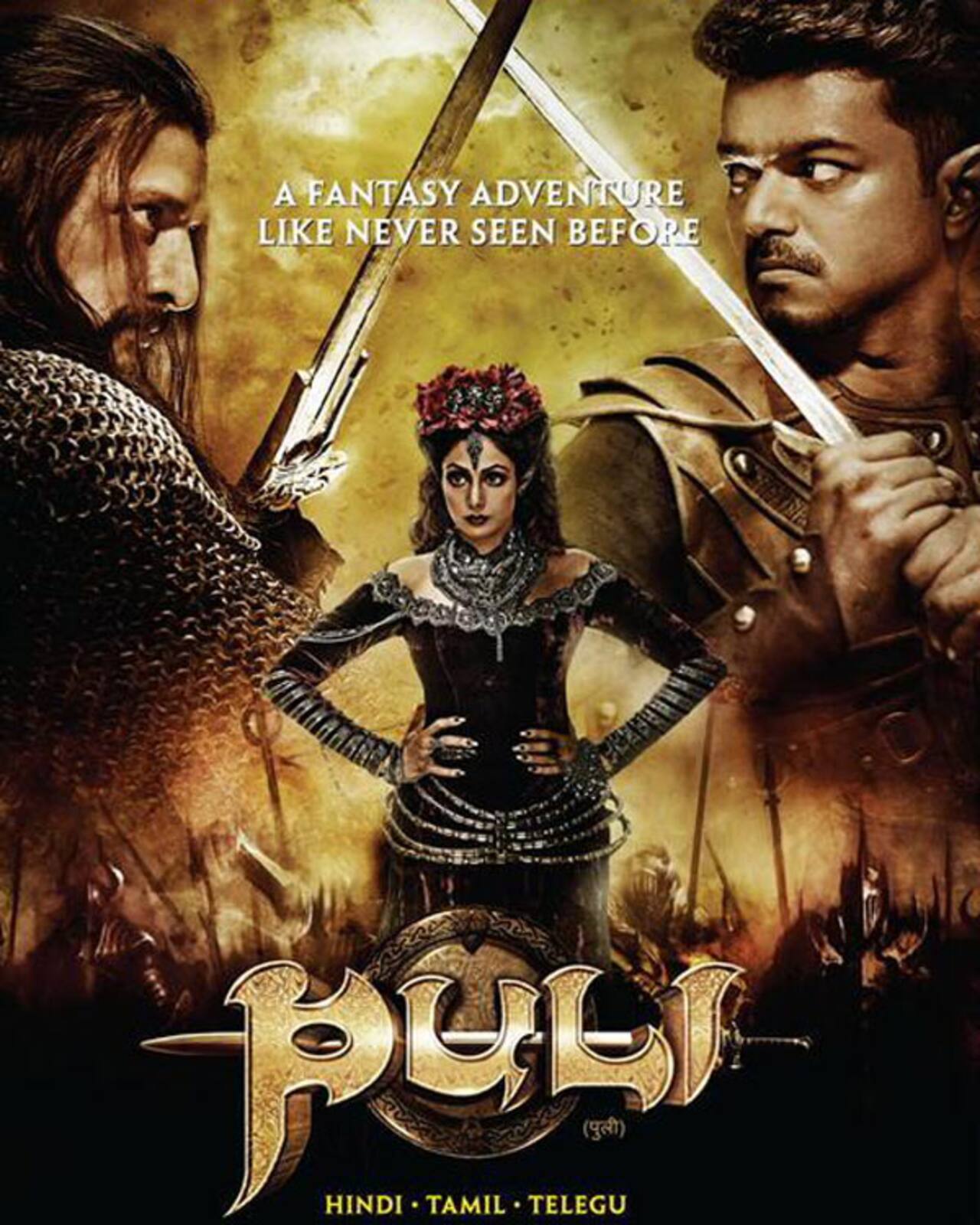 7 reasons to watch Vijay-Sridevi starrer Puli! - Bollywood News ...