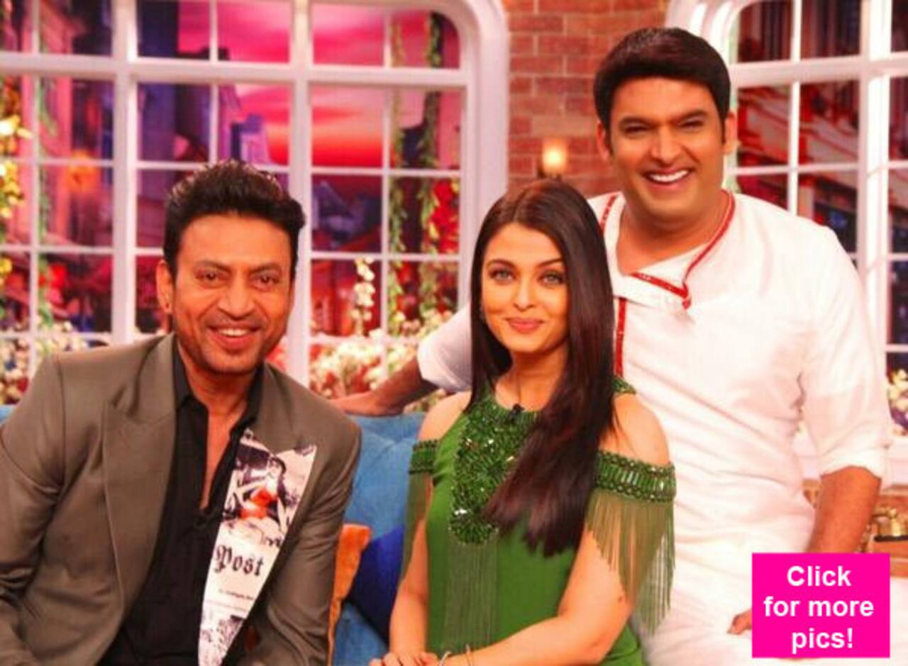 Comedy Nights With Kapil: Aishwarya Rai Bachchan and Irrfan Khan take Kapil Sharma to COURT ...