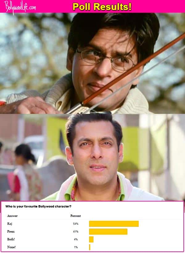 Fans choose Shah Rukh Khan's Raj over Salman Khan's Prem as their ...