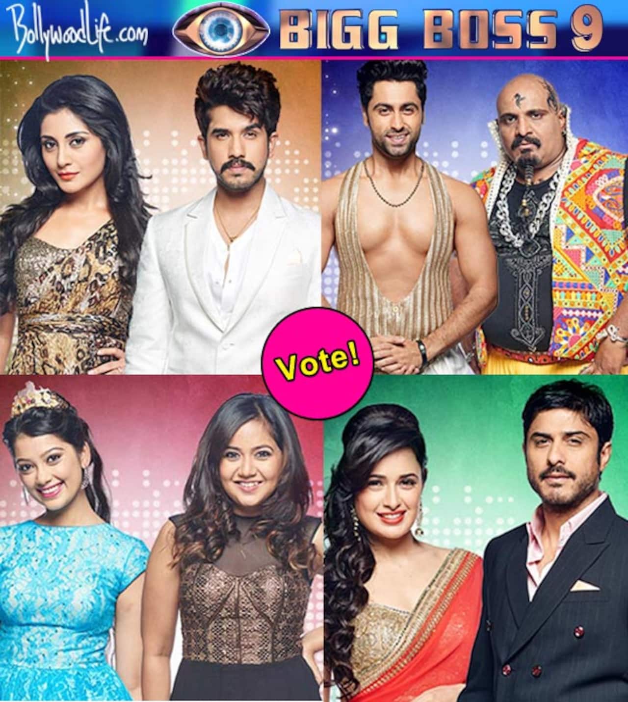Bigg Boss 9: Arvind Vegda-Ankit Gera, Roopal Tyagi-Digangana ...