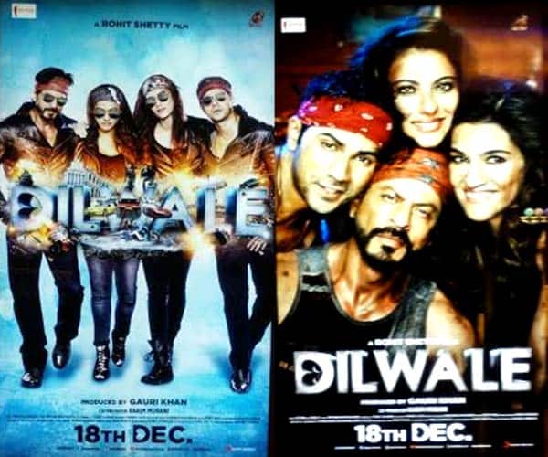 Dilwale new posters: Shah Rukh Khan, Kajol, Varun Dhawan and Kriti ...