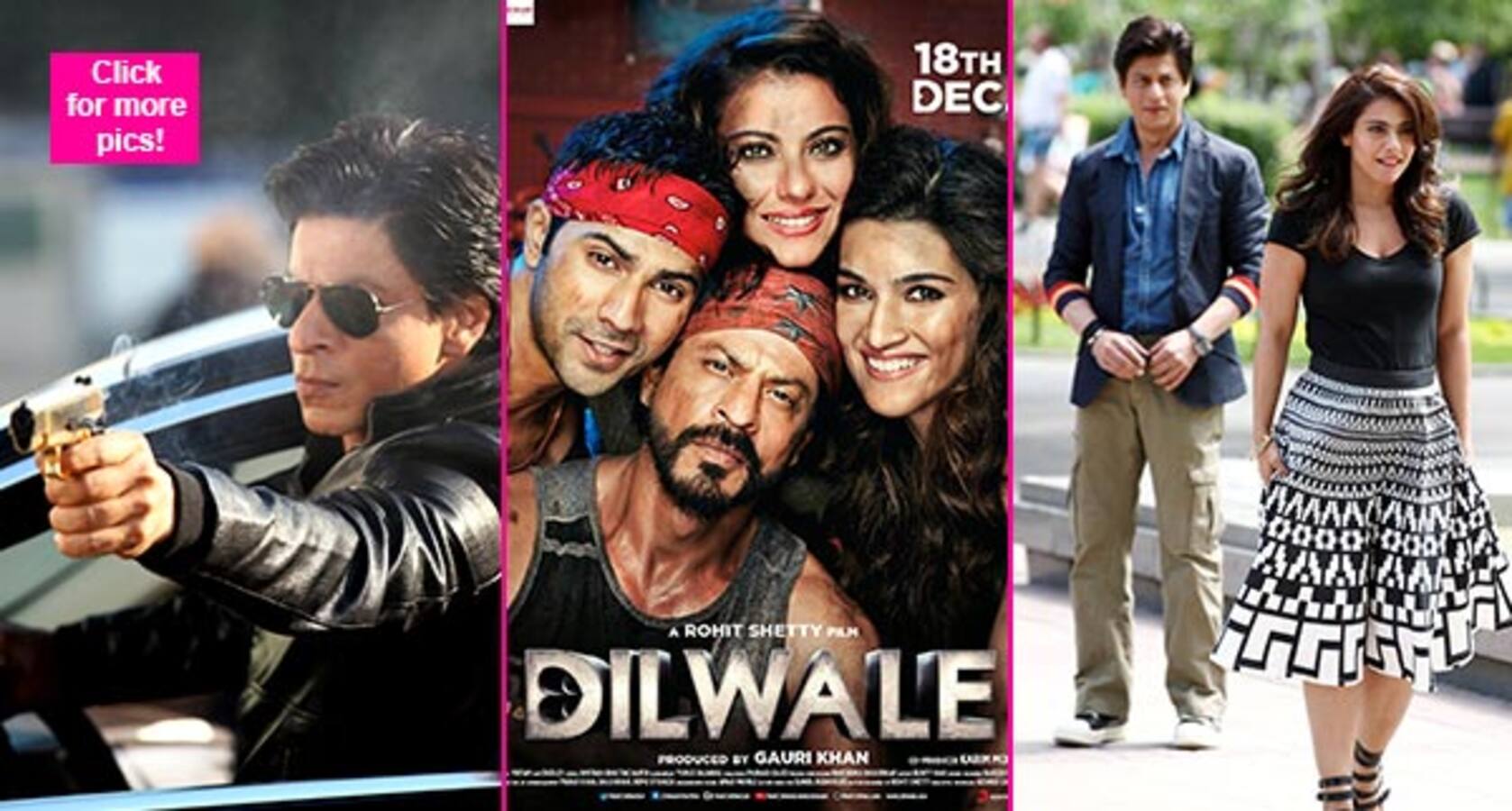 Dilwale HQ stills: Watch unseen pictures of Shah Rukh Khan, Kajol ...