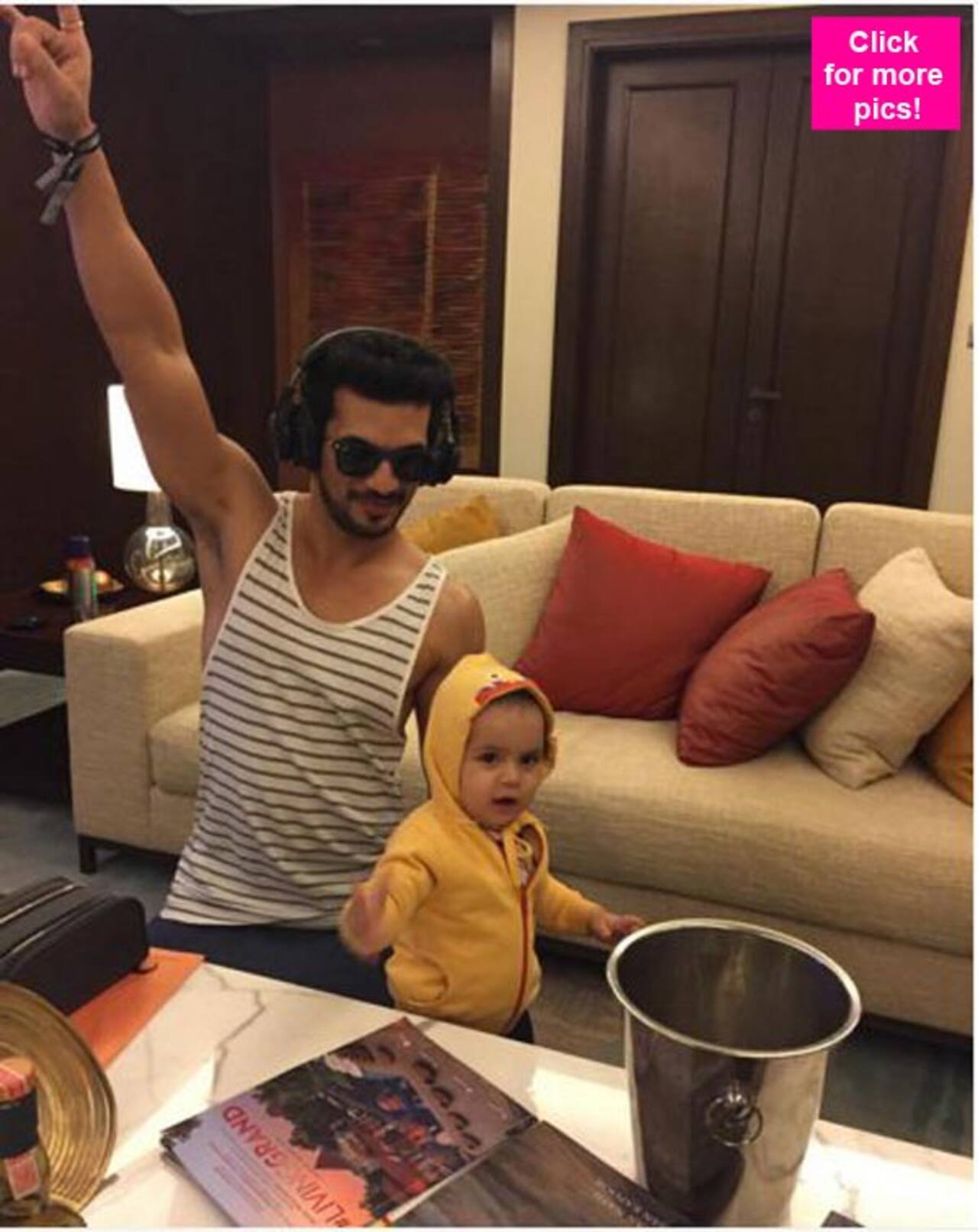 Arjun Bijlani and his son, Ayaan are the ULTIMATE rockstars - view pics ...