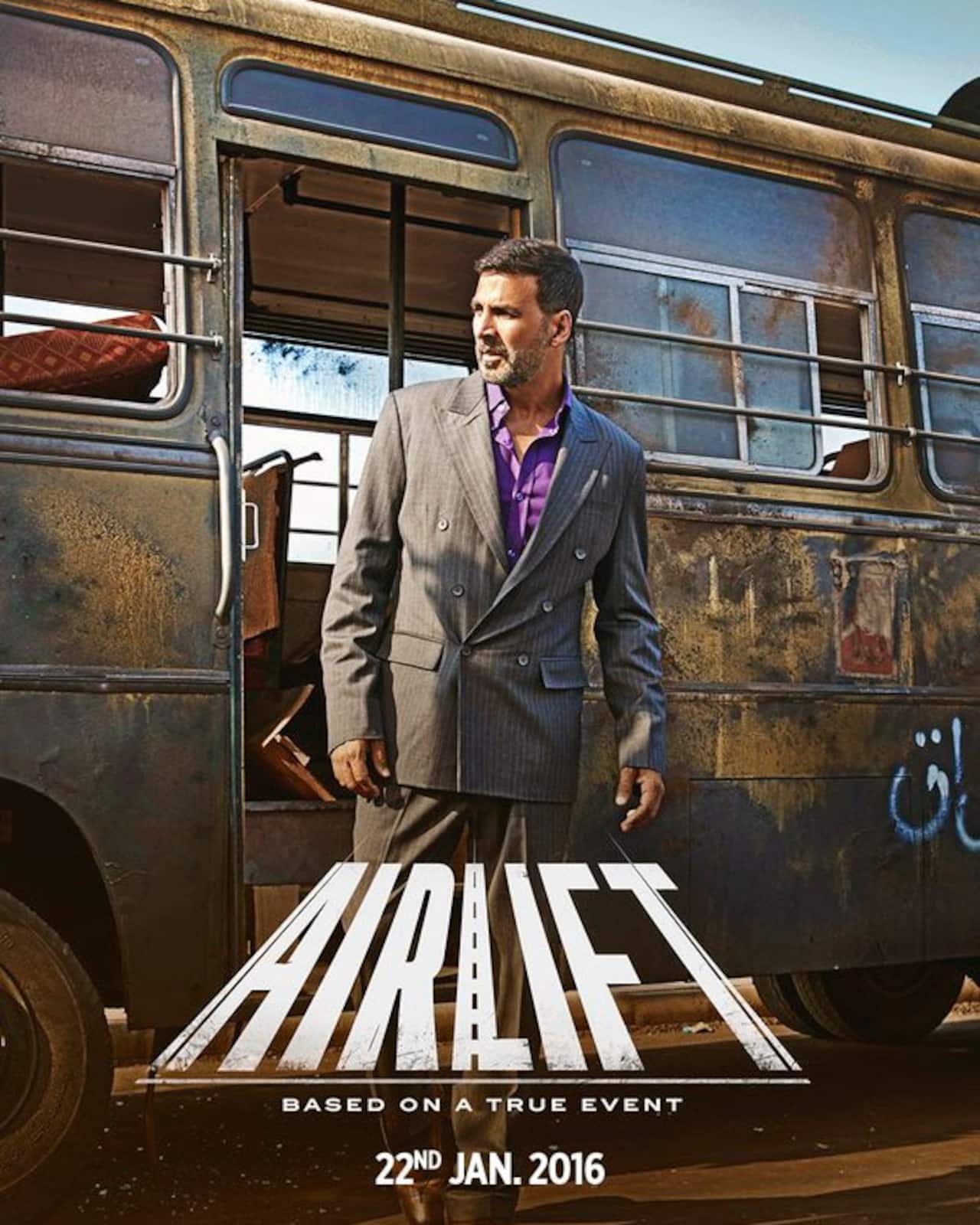 Airlift new poster: Akshay Kumar looks terrific in this new still ...