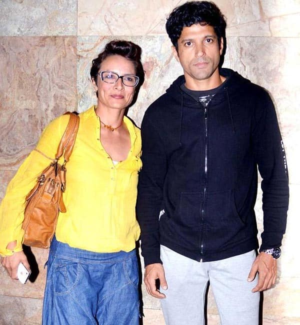 Even post separation, Adhuna helps Farhan Akhtar! - Bollywood News ...