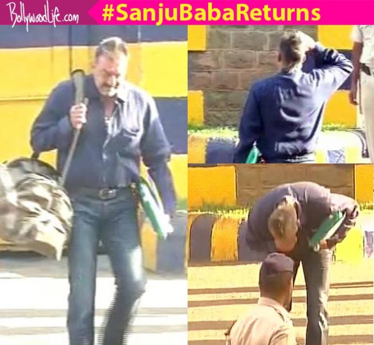 Sanjay Dutt released from Yerwada Jail: The actor salutes the National ...