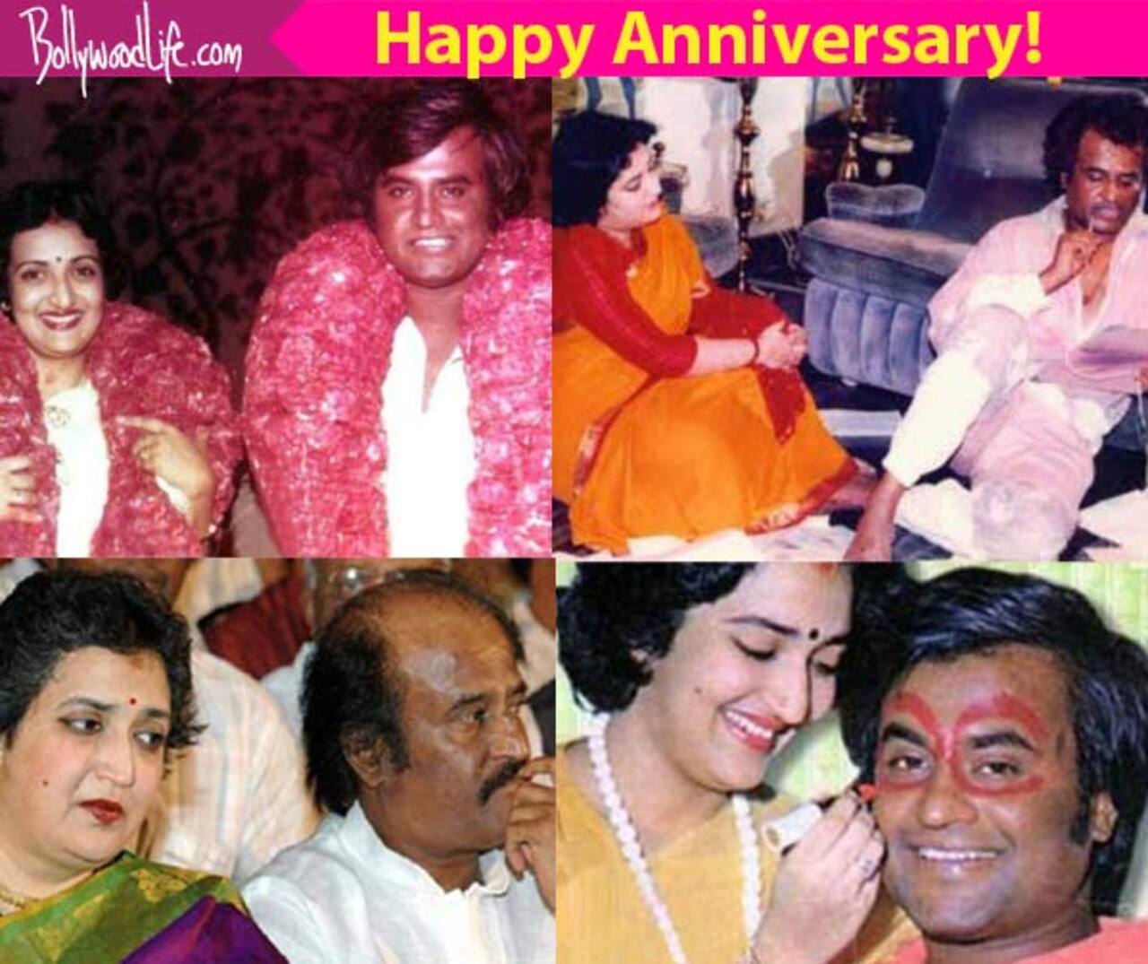Check out Rajinikanth and Latha Ranagchari's special moments together ...