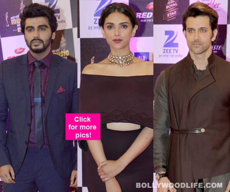 Hrithik Roshan, Arjun Kapoor, Aditi Rao Hydari dazzle at the red carpet ...