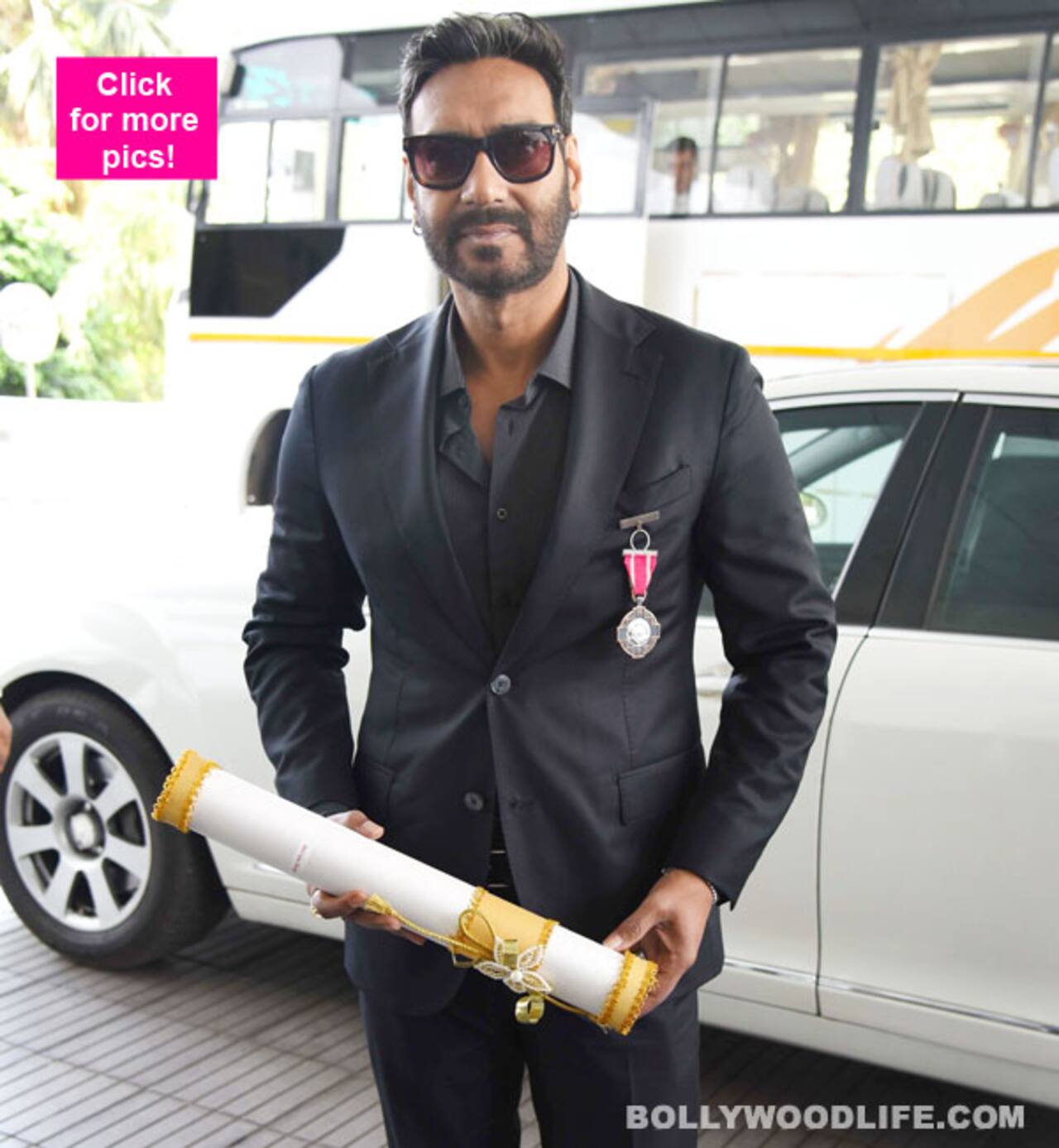 Just In: Ajay Devgn conferred with the Padma Shri Award - view pic! - Bollywood News & Gossip ...
