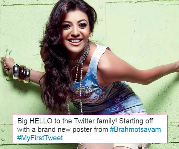 Kajal Aggarwal joins Twitter - Randeep Hooda, Rana Daggubati, Tamannaah ...