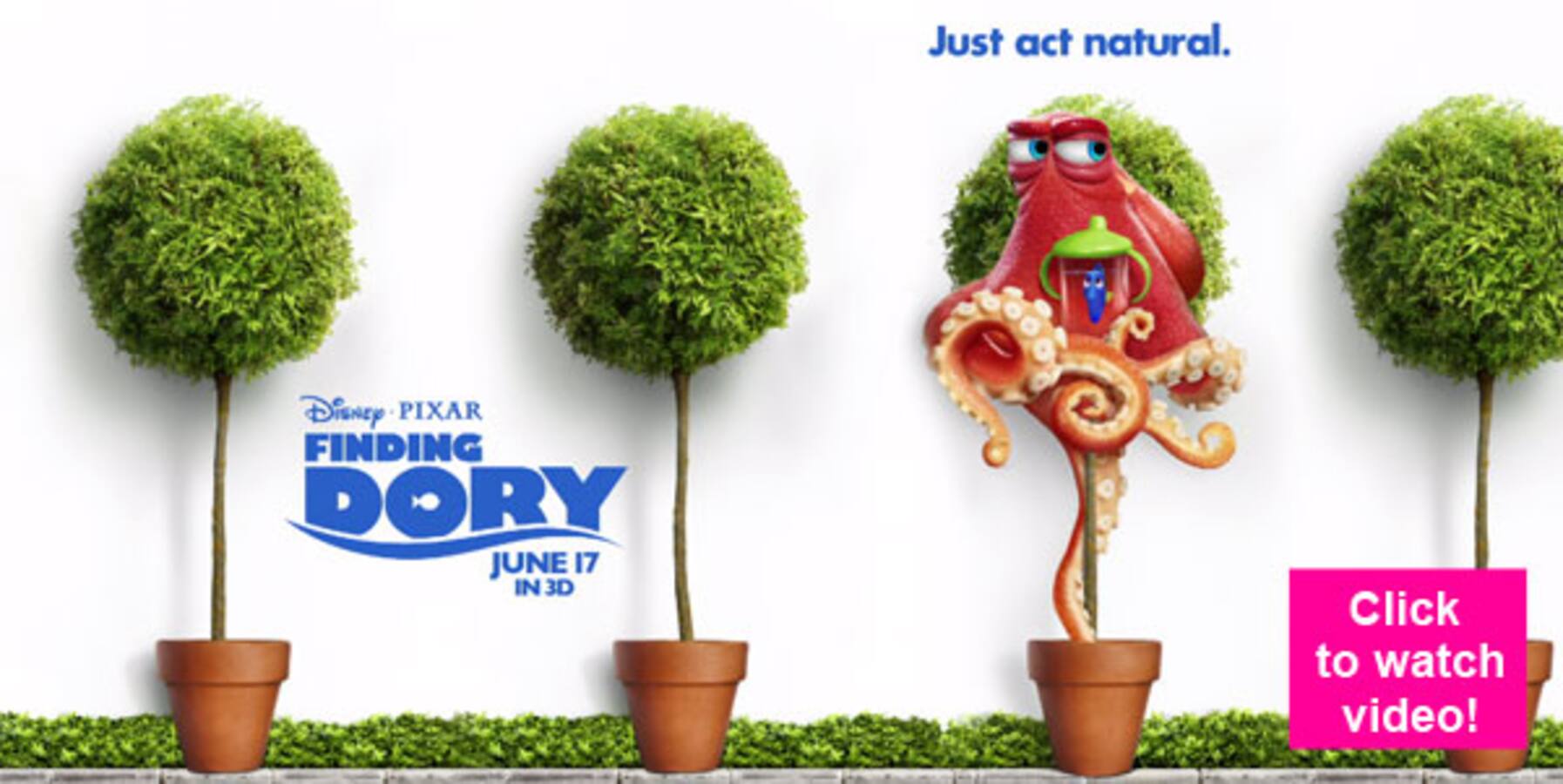 Finding Dory motion poster: When the Octopus taught us a thing or two ...