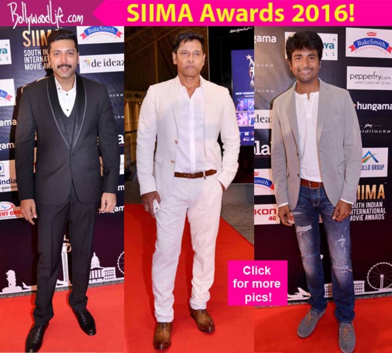 SIIMA Awards 2016: Vikram, Sivakarthikeyan, Jayam Ravi turn up the heat ...