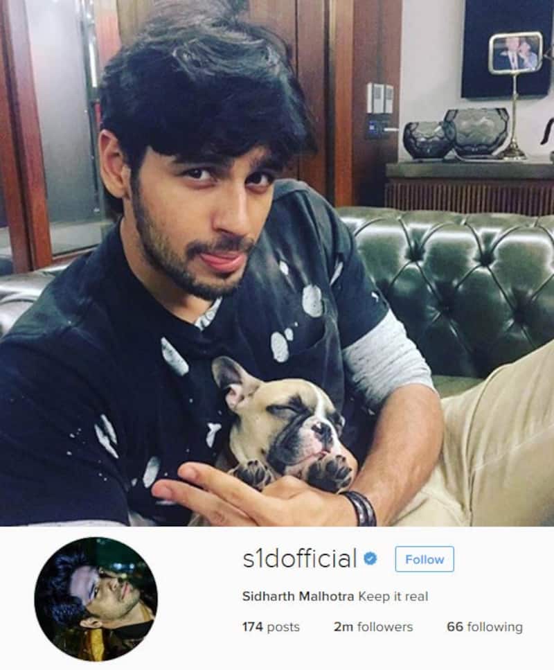 Sidharth Malhotra welcomes 2 million followers on his Instagram with ...