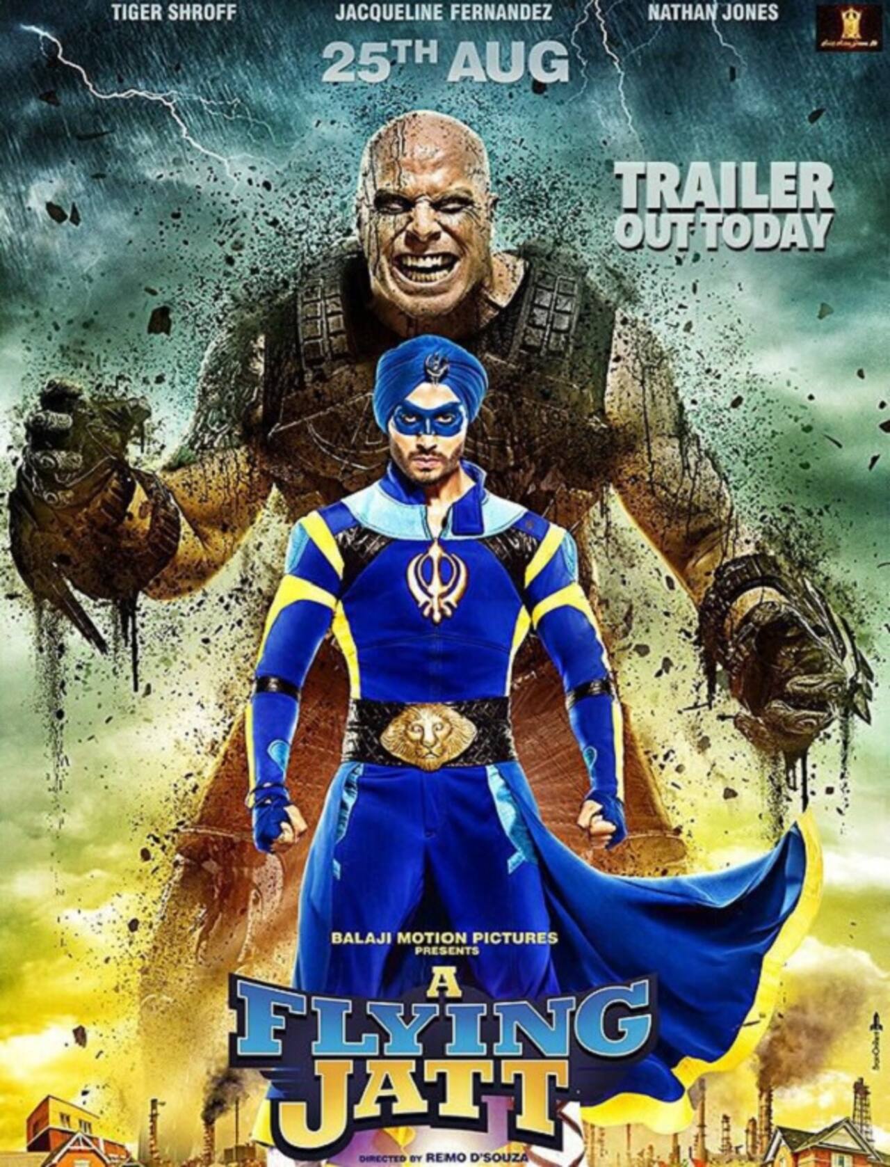 A Flying Jatt new poster: Tiger Shroff has his superhero essentials and ...