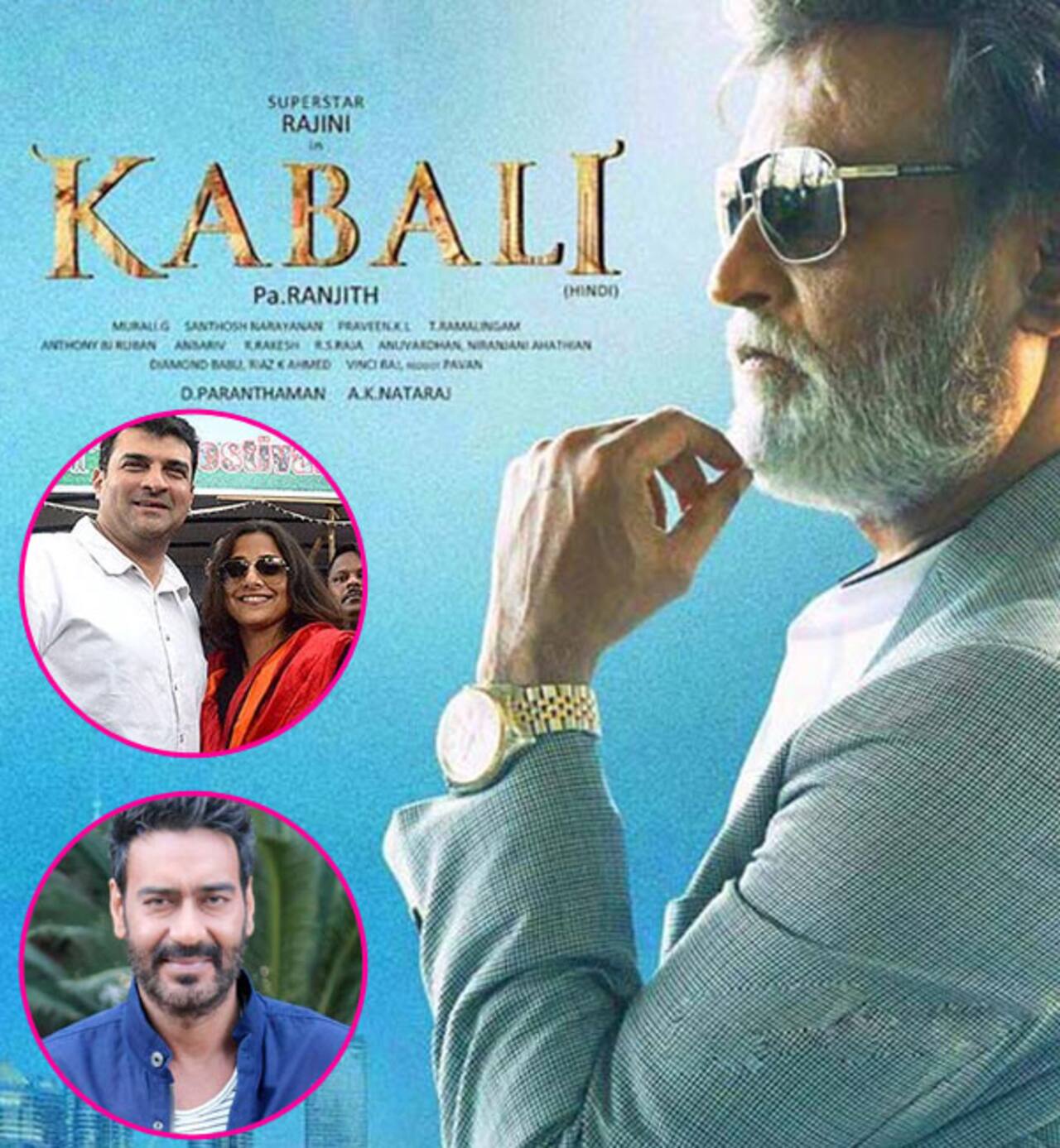 Kabali mania spreads to B-town; Vidya Balan watches the film while Ajay ...