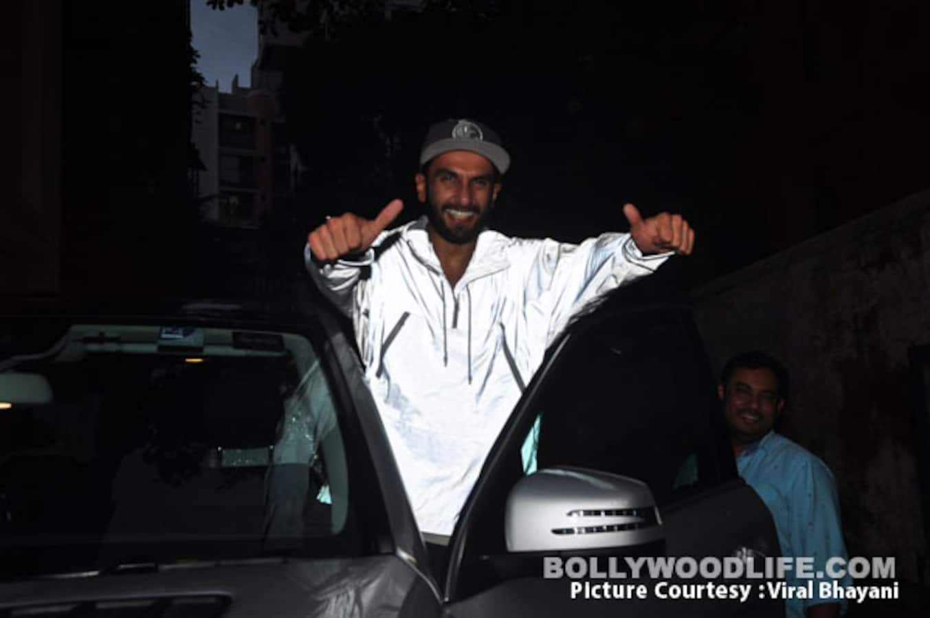 Ranveer Singh tries HARD to hide his Alauddin Khilji look in Padmavati ... Ranveer Singh tries HARD to hide his Alauddin Khilji look in Padmavati ...