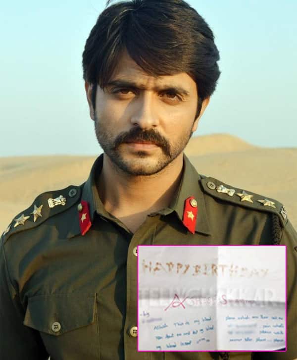 Siya Ke Ram actor Ashish Sharma receives birthday card from a fan ...