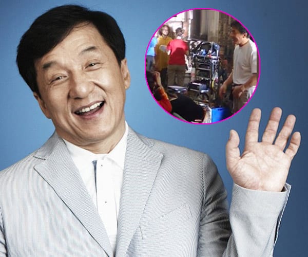 Jackie Chan attempts dancing to a Bollywood track and it's awwdorably ...