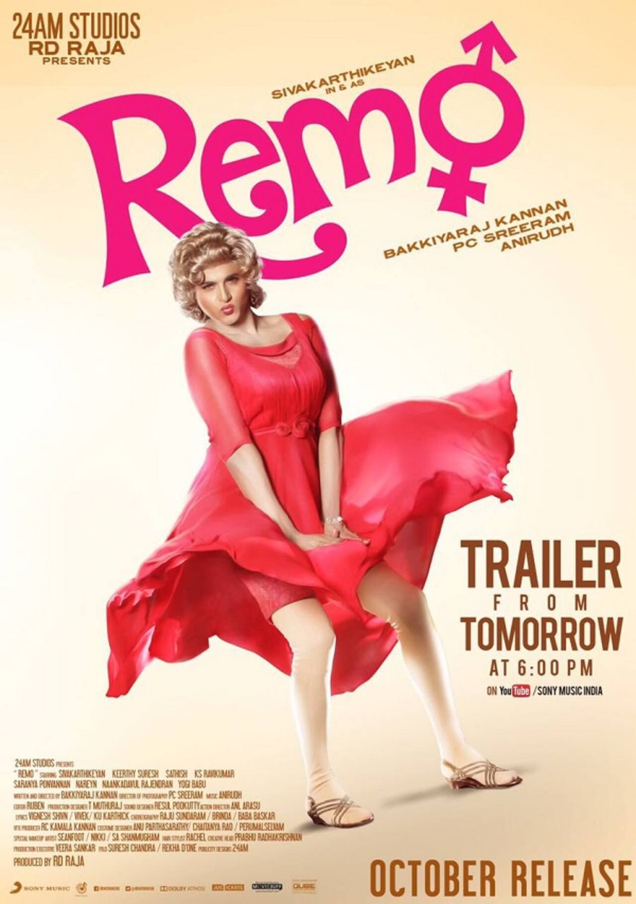 Sivakarthikeyan nails a perfect Marilyn Monroe pose in this new poster ...
