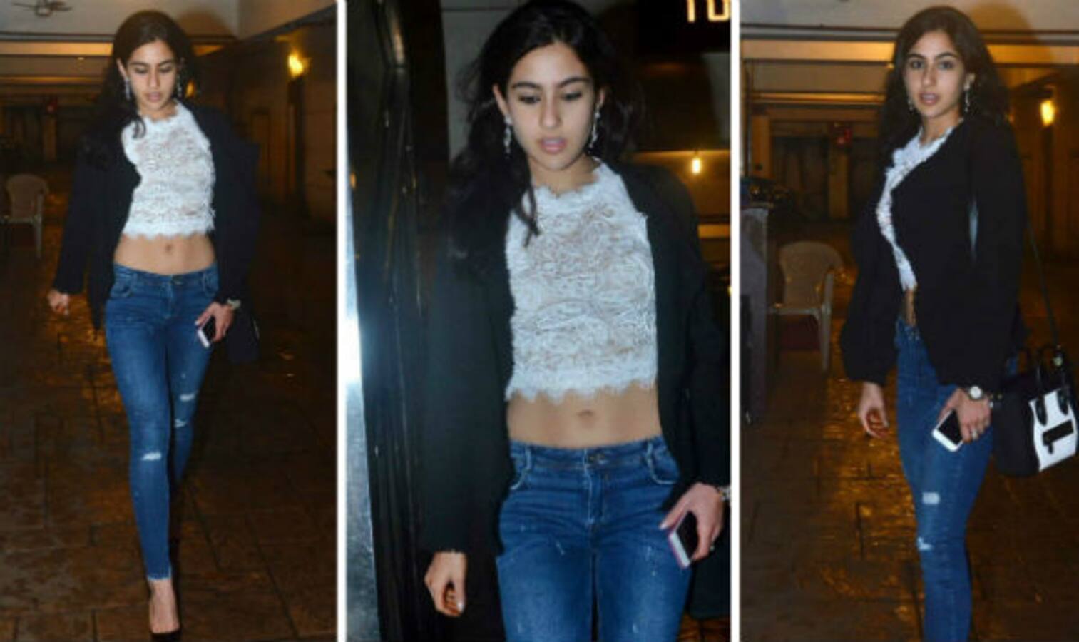 Sara Ali Khan flaunts her HOT midriff at Kareena's birthday bash and we ...